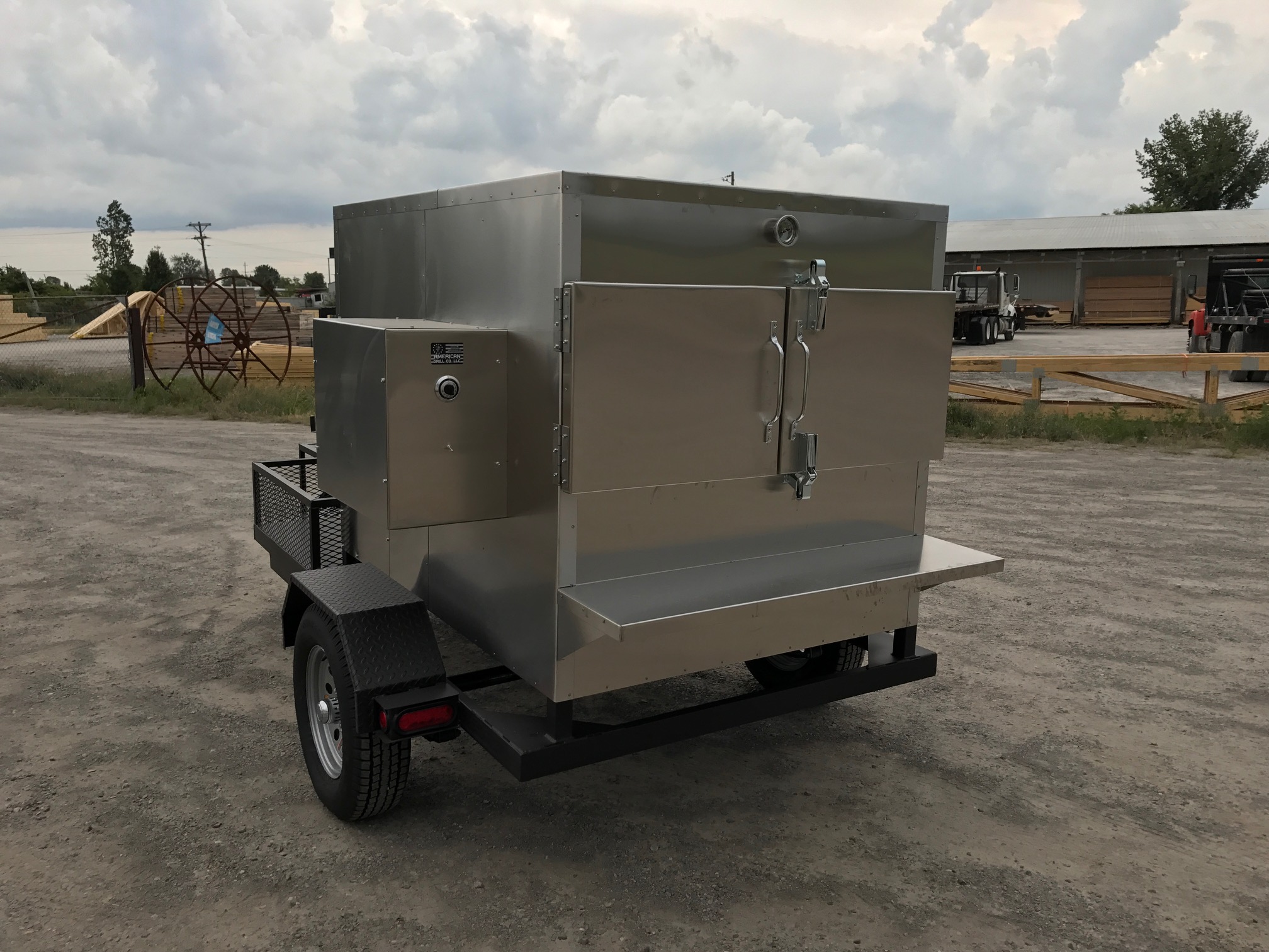 American Grill Co | Commercial Smoker | Insulated Rotisserie | BBQ ...